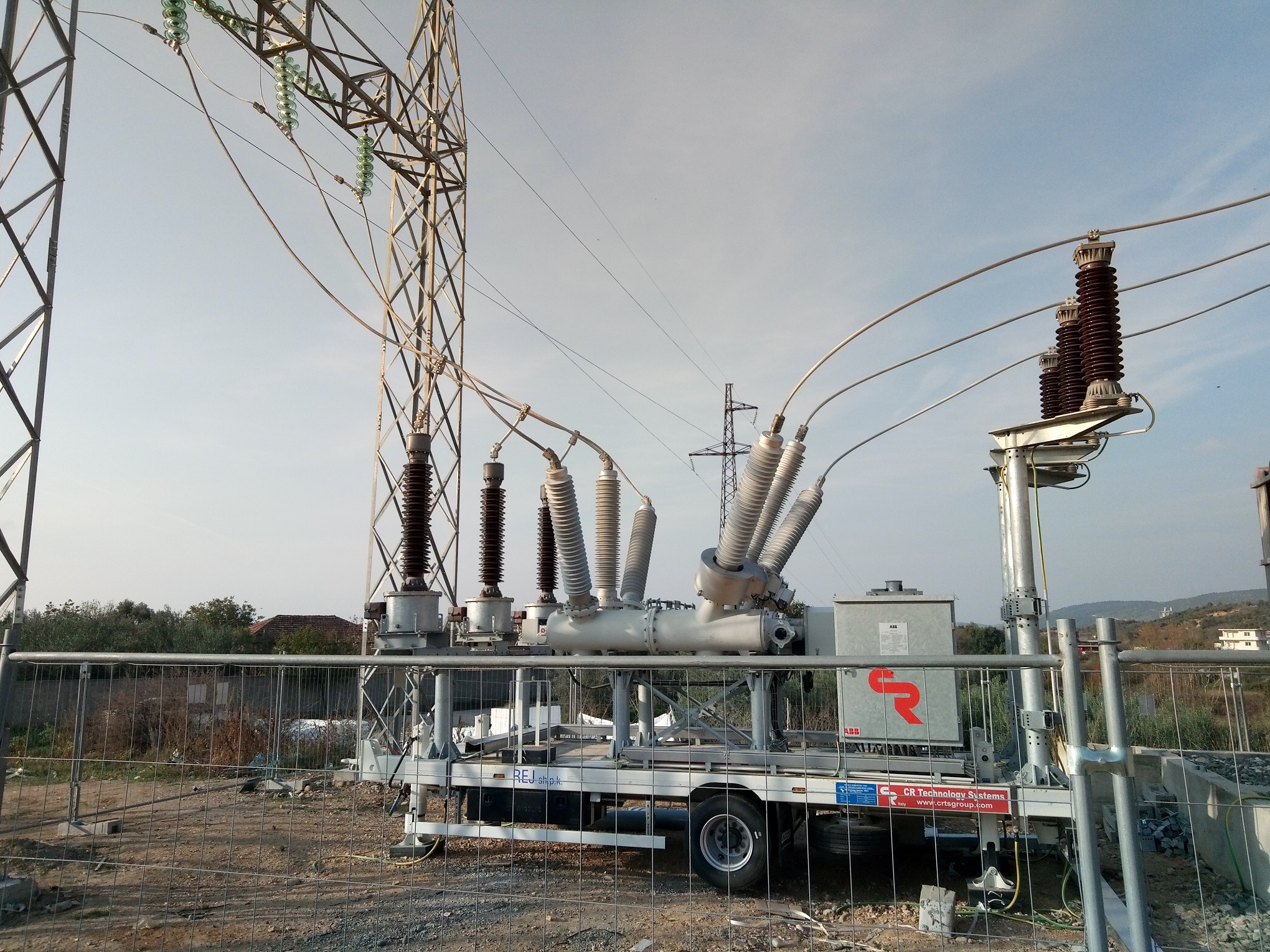 Sottostazione Mobile AT/MT 110/20kV 40MVA - CR Technology Systems