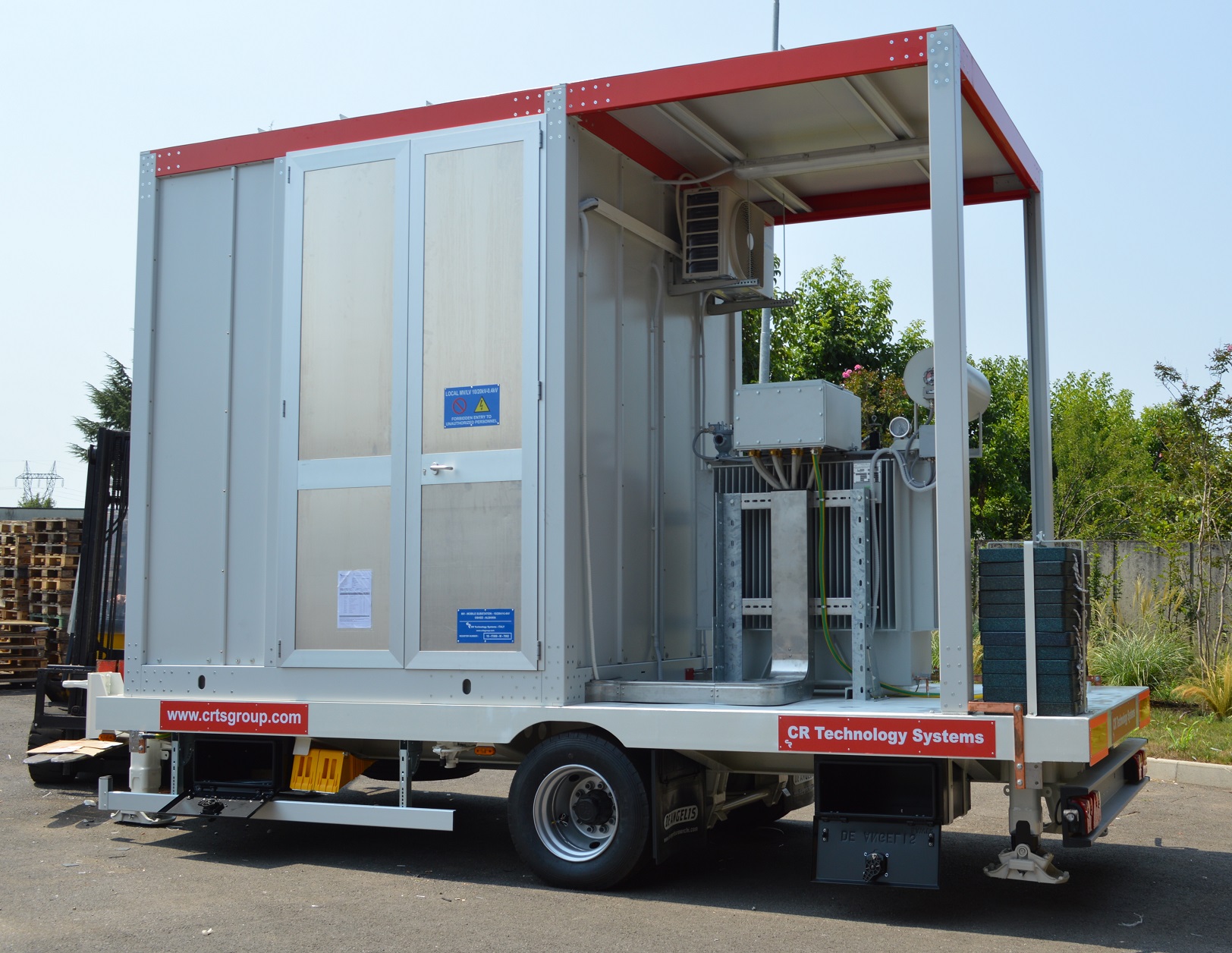 Nr. 2 Sottostazioni mobili 35/10,5/6,3kV - CR Technology Systems