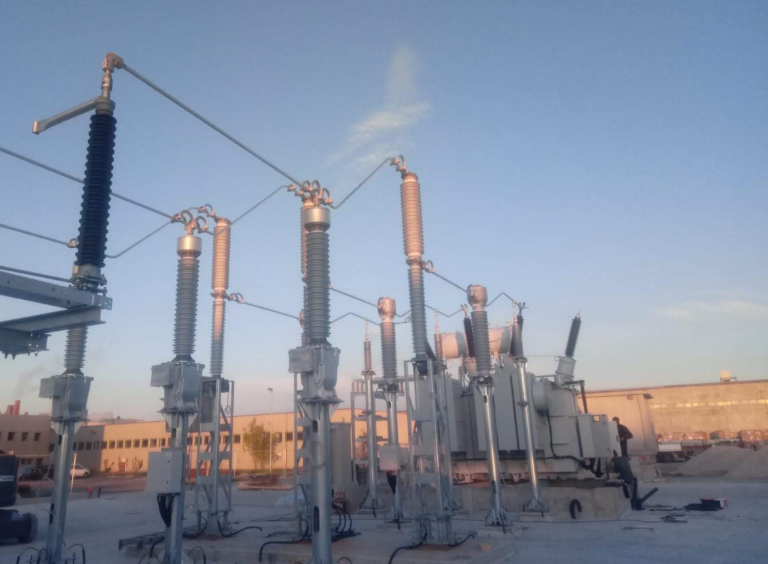 HV Substation 132kV in Cartiere del Polesine - C.R. Technology Systems