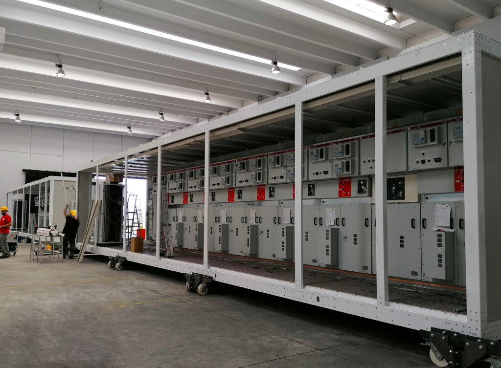 N.2 MV E-House 33kV 50MVA for Tesla Battery Energy Storage System - CR ...